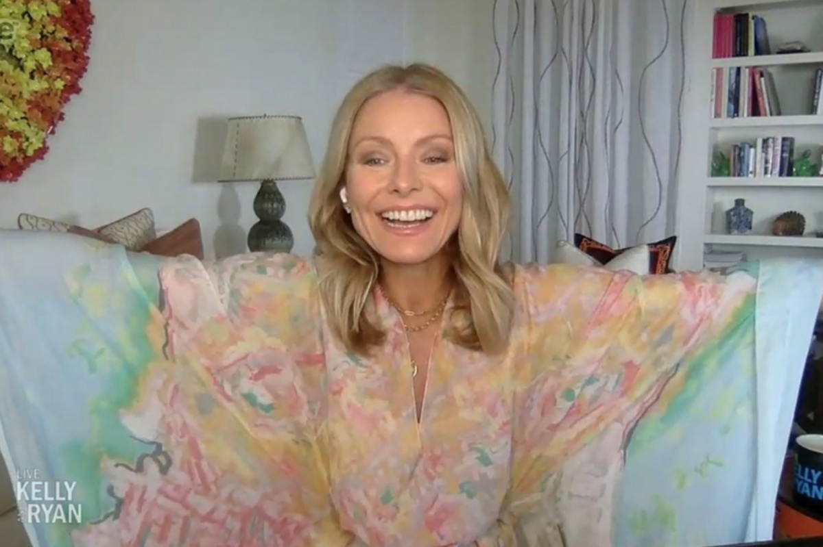 Kelly Ripa is living in caftans at home: ‘My kids call me Mrs. Roper’