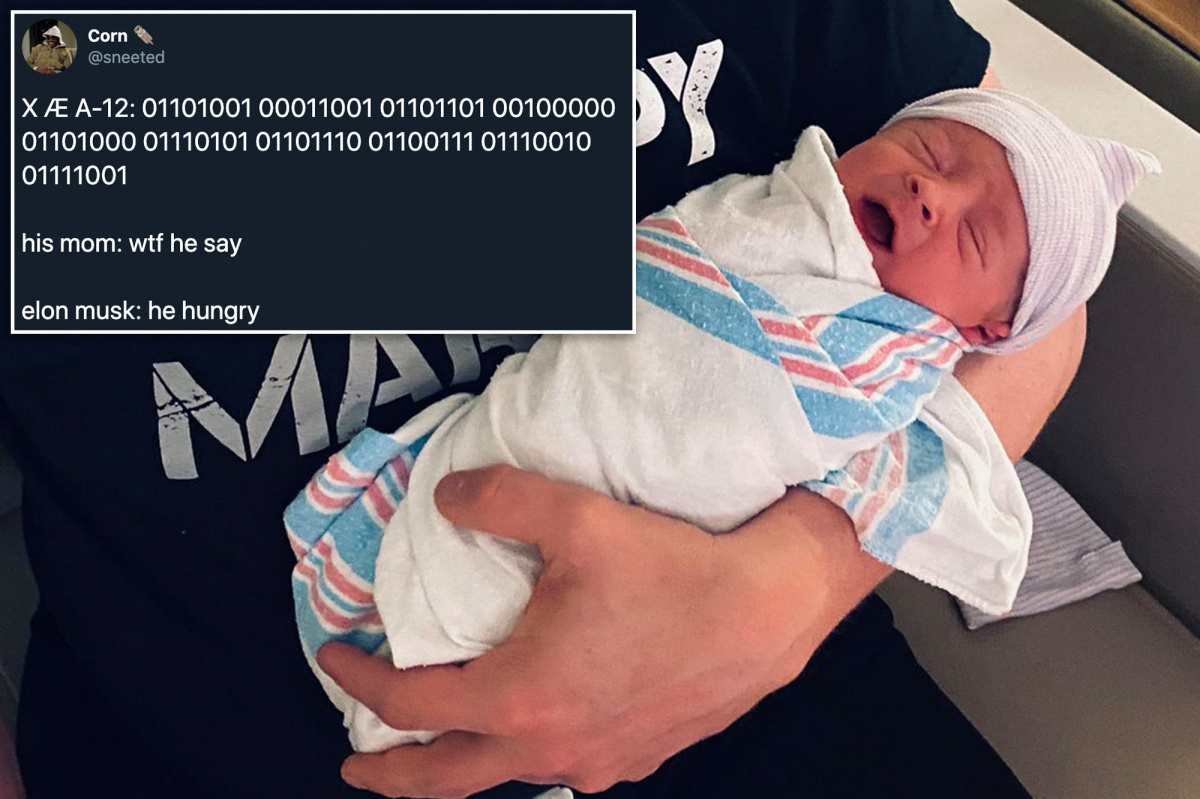 The memes about X Æ A-12 make more sense than Elon Musk and Grimes ...