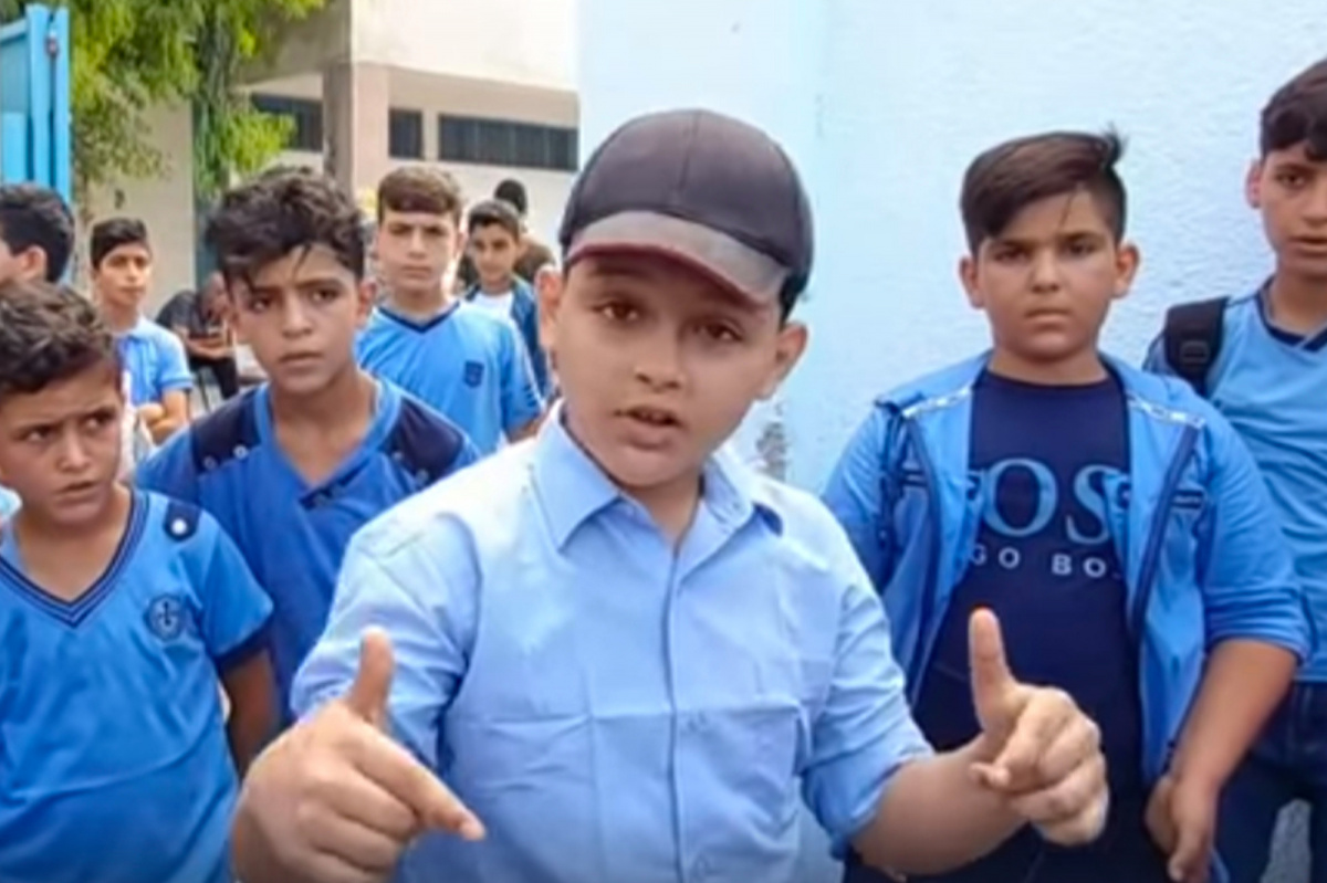 Video of 11-year-old Palestinian boy rapping in English goes viral