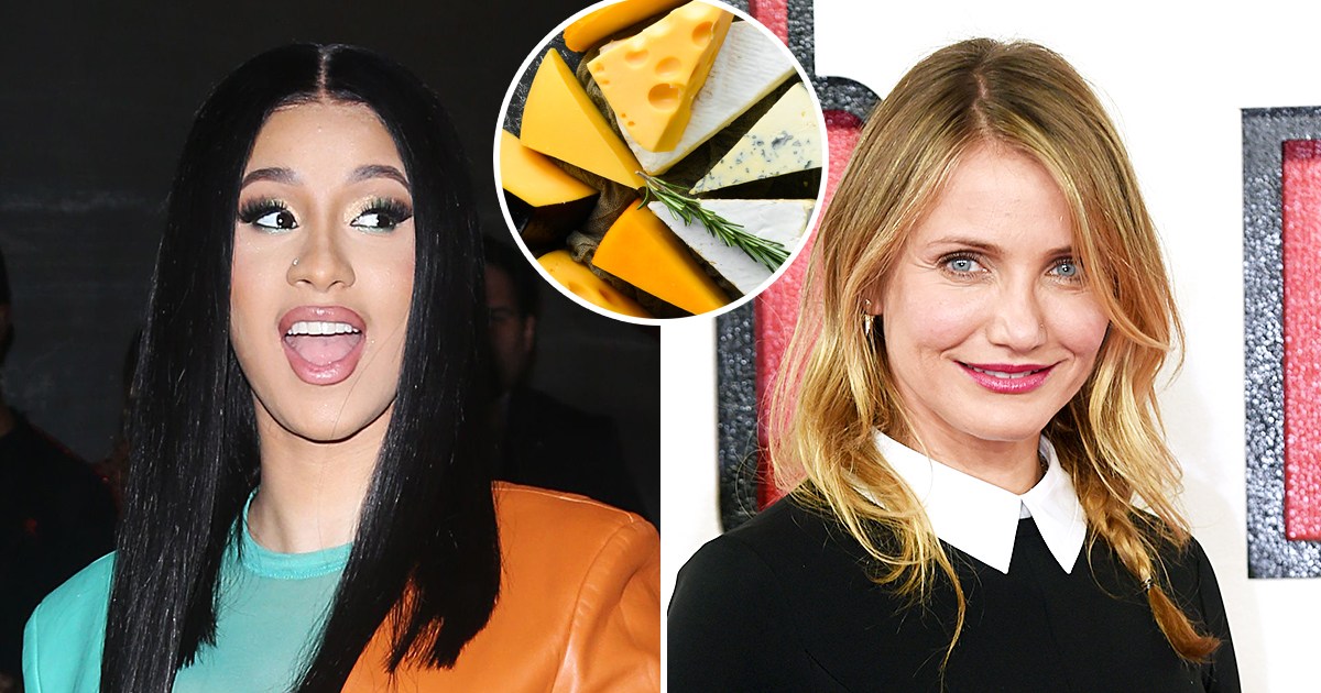 Stars Who Love Cheese: Cardi B, Cameron Diaz and More