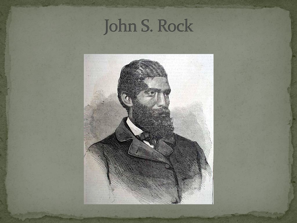 Who is John S. Rock