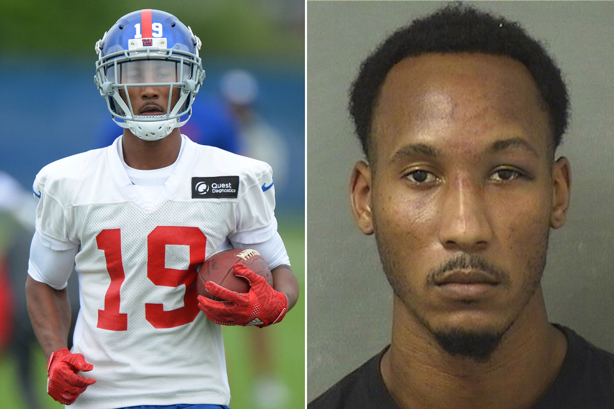 Former Giants receiver Travis Rudolph arrested on first-degree murder ...