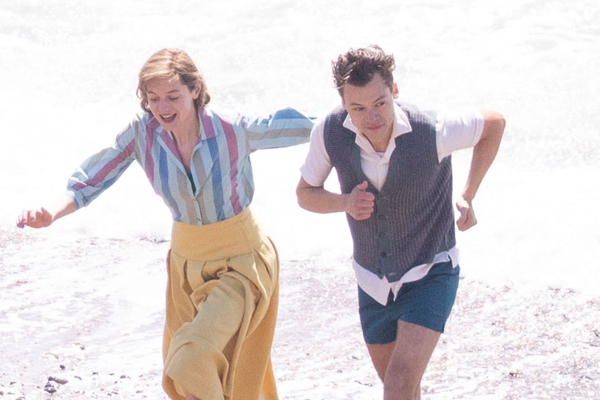 Harry Styles and Emma Corrin film on the beach and more star snaps