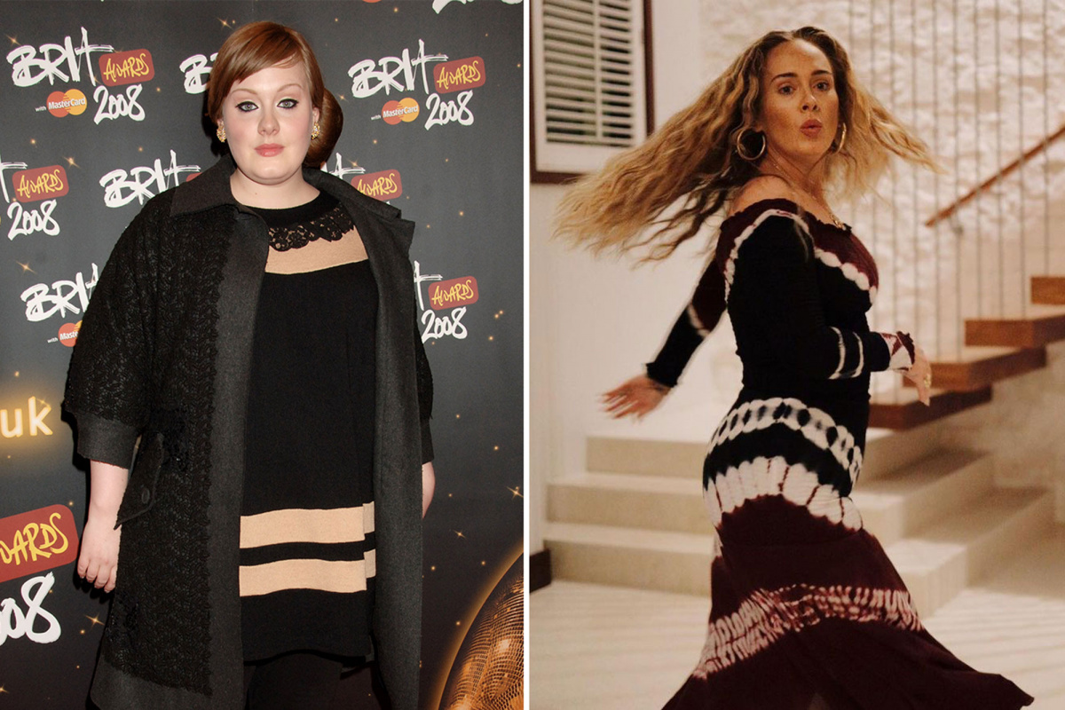Adele’s weight loss transformation in photos