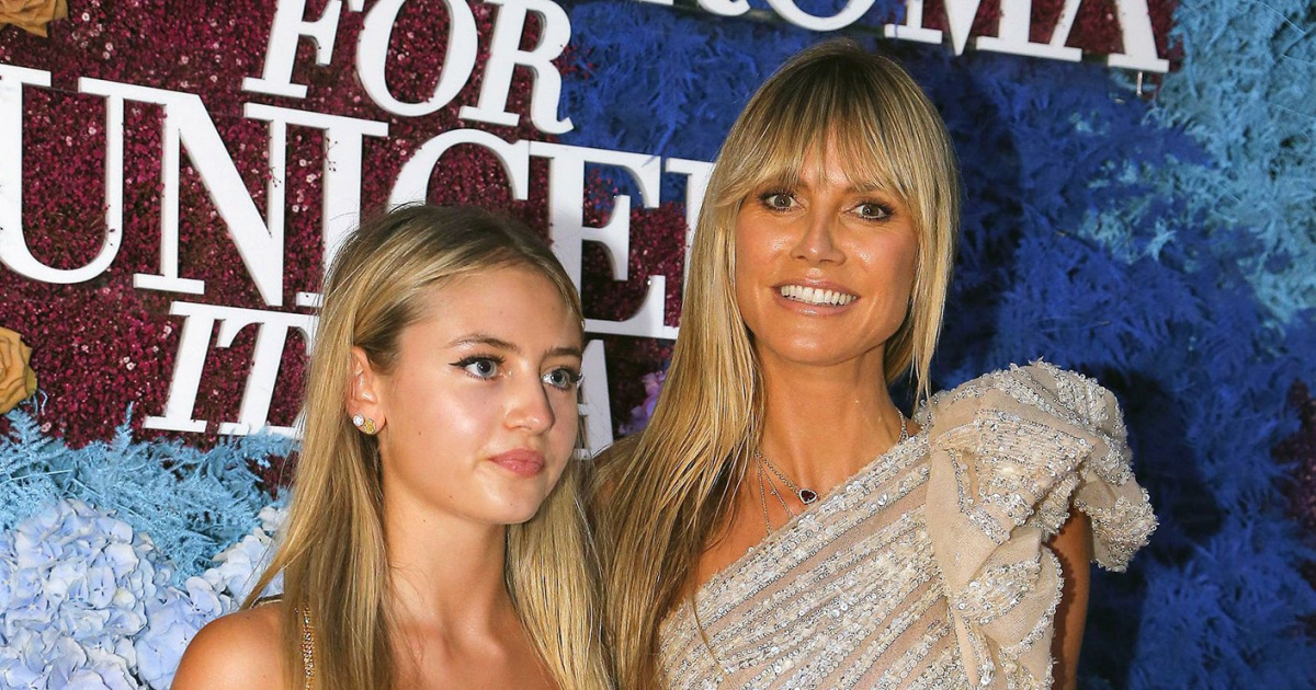 Heidi Klum, Daughter Leni Totally Twinned on the Red Carpet in Italy