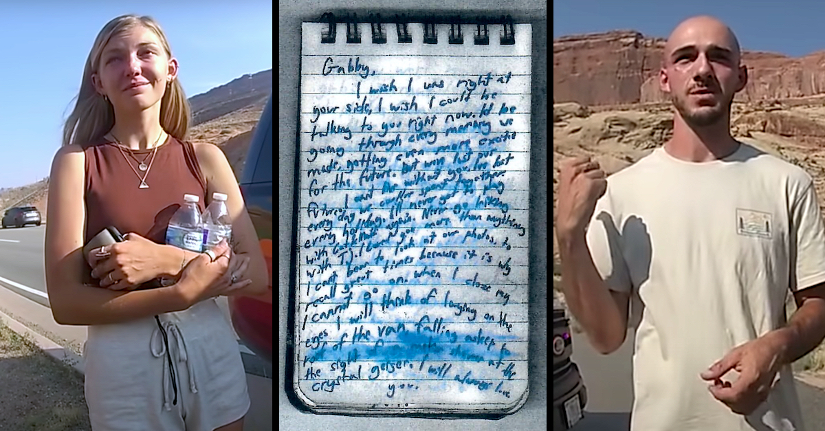 Brian Laundrie wrote in his notebook that he killed Gabby Petito