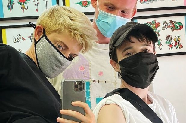 Elliot Page and Mae Martin Get Matching Tattoos — See the Ink!