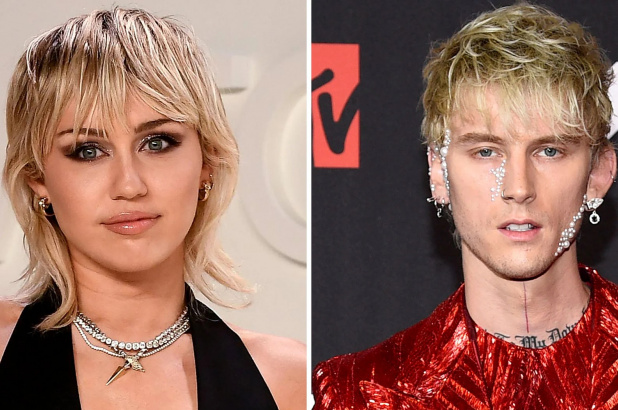 LOL! Miley Cyrus and Machine Gun Kelly Bond Over 'I Am Weed' Meme