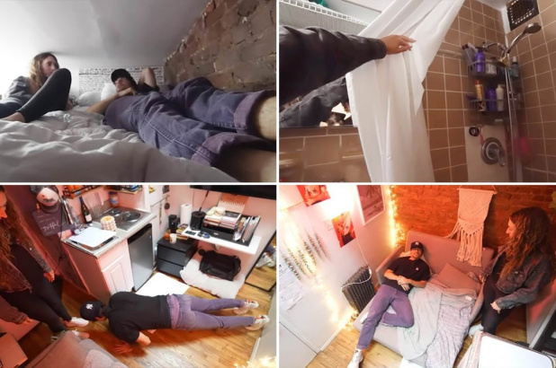 Inside an 80-square-foot, $650-a-month apartment in New York City